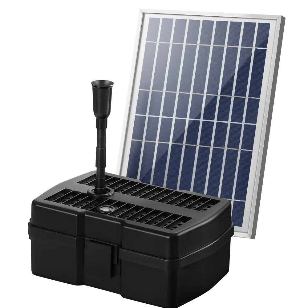 Gardeon Solar Pond Pump with Filter Box - 5FT Water Fountain Pump ...